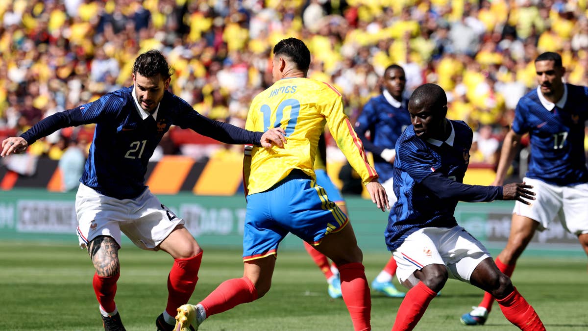 Why is James Rodriguez not playing tonight for Colombia vs Costa Rica?