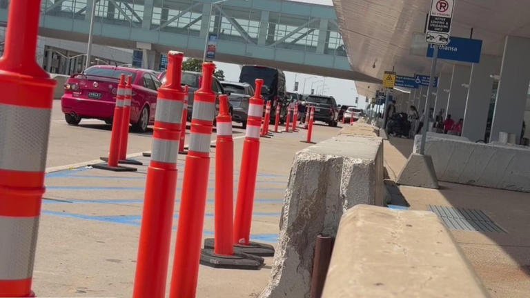 New barriers installed at Detroit Metro Airport after car crashes into ...