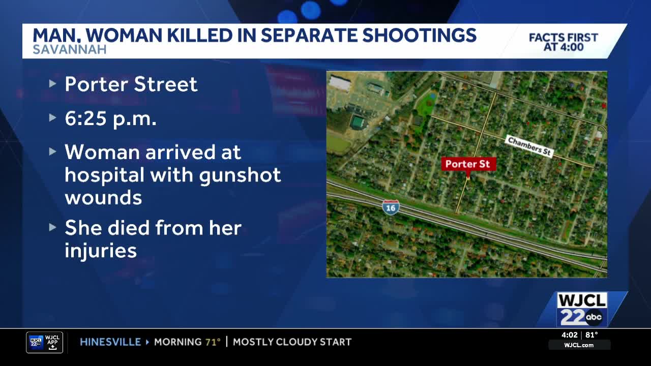 Police investigating separate homicides in Savannah