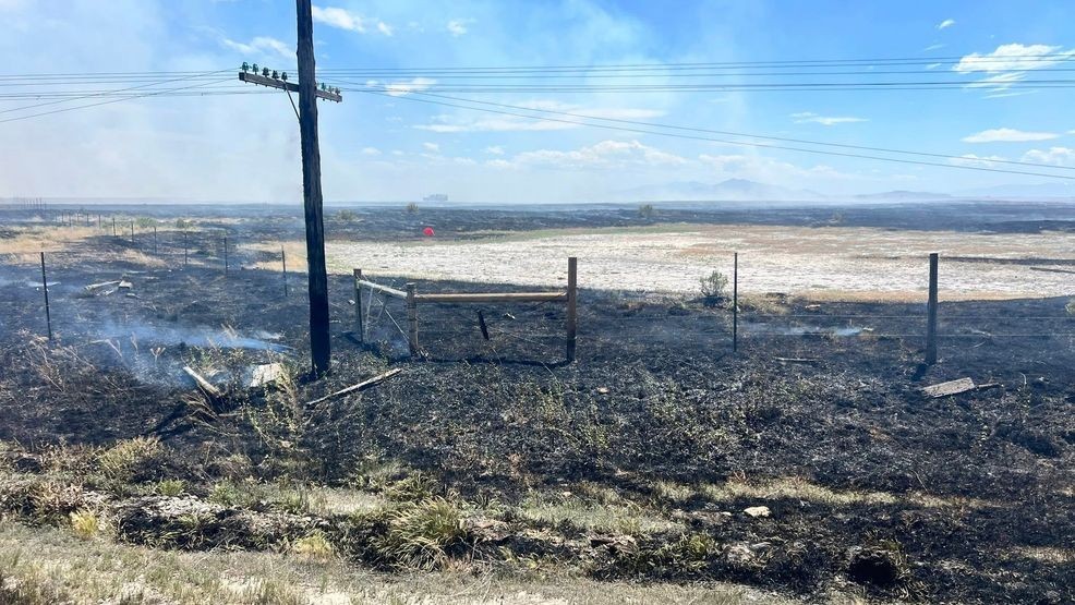 Remote-controlled airplane sparks wildfire west of Plain City in Weber ...