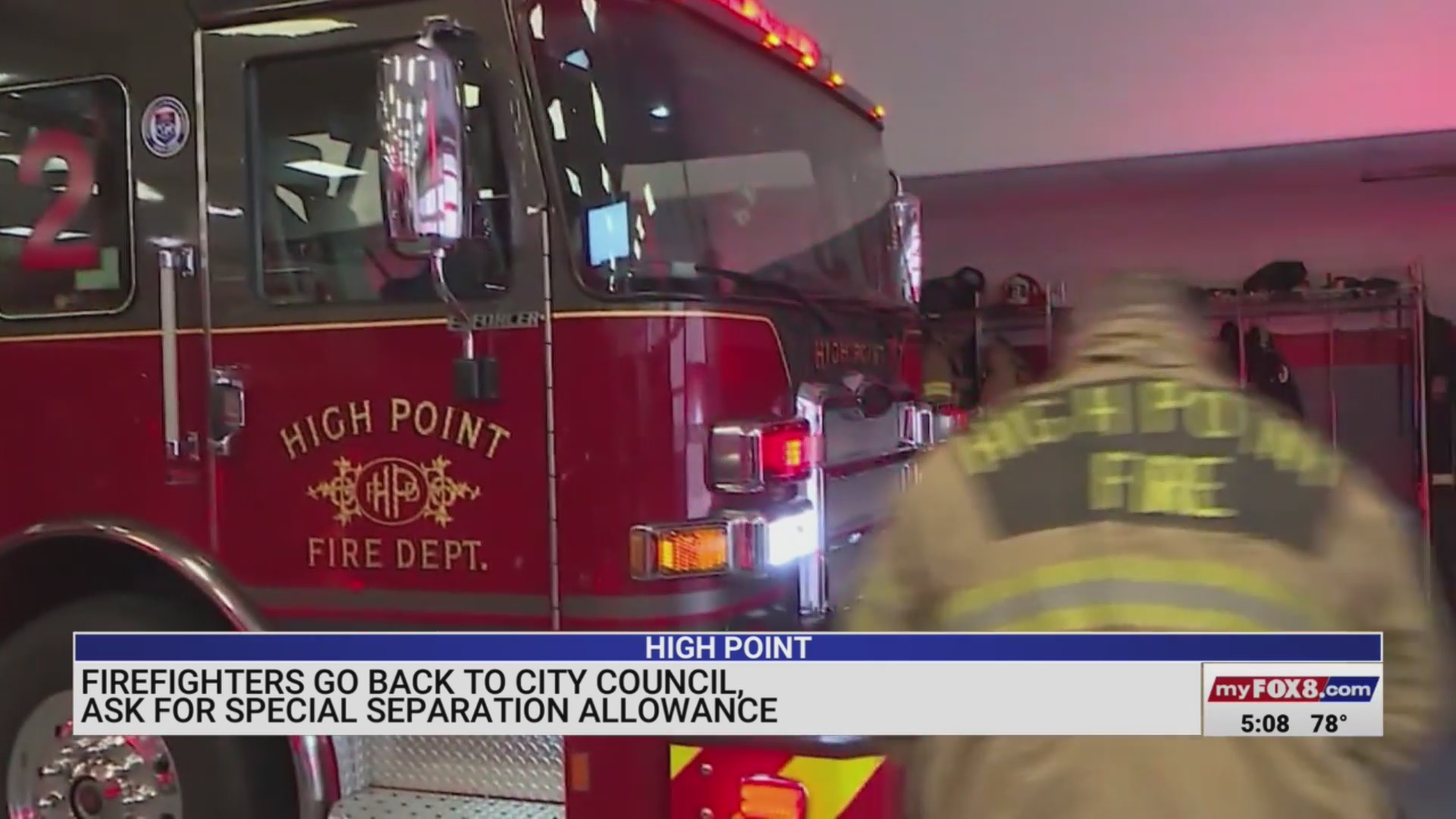 High Point firefighters return to city council, ask for special ...