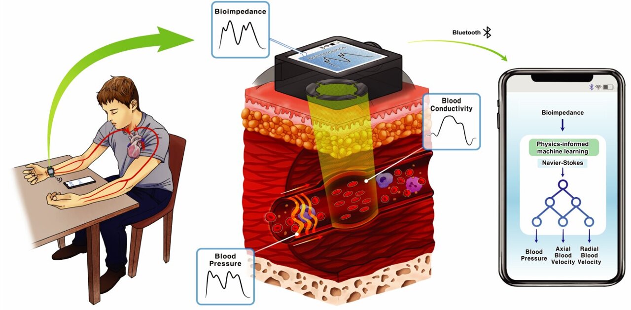Wearable device can continuously monitor blood pressure without the ...