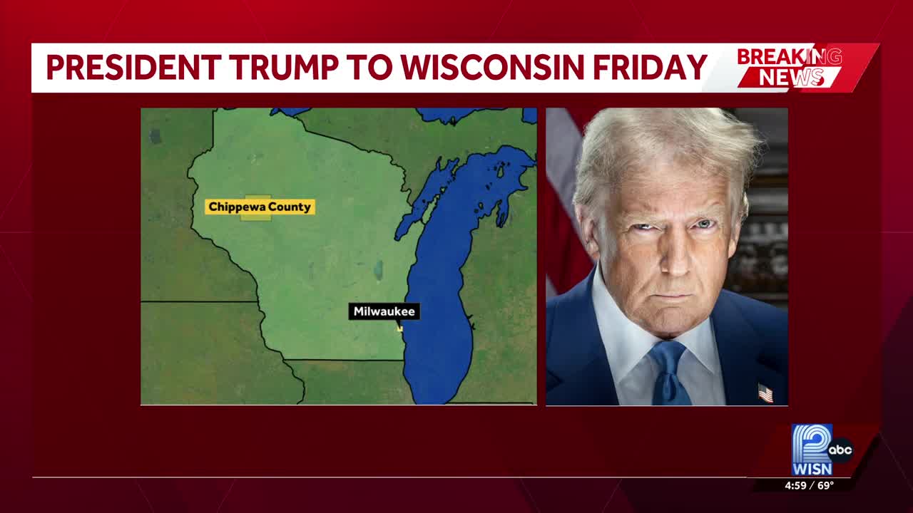 President Trump scheduled to return to Wisconsin Friday