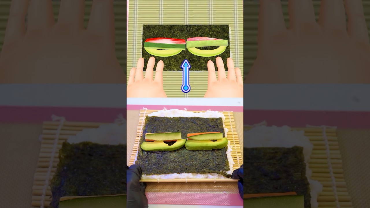 Amateur sushi chef tackles complex virtual video game Japanese recipe