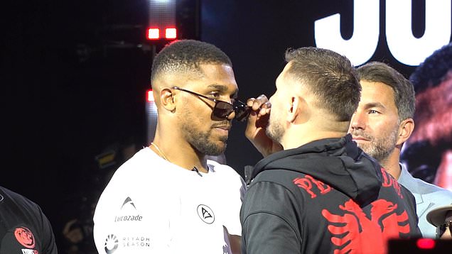 Anthony Joshua addresses media for first time since losing friends in ...