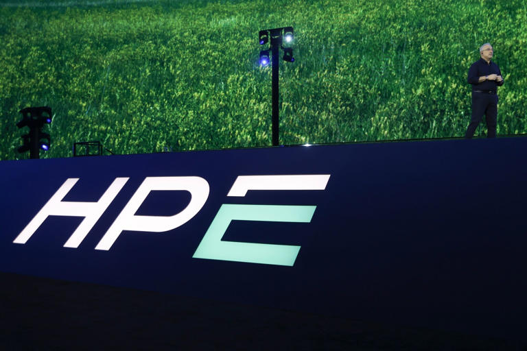 HPE soars by record after raising AI-fueled sales forecast