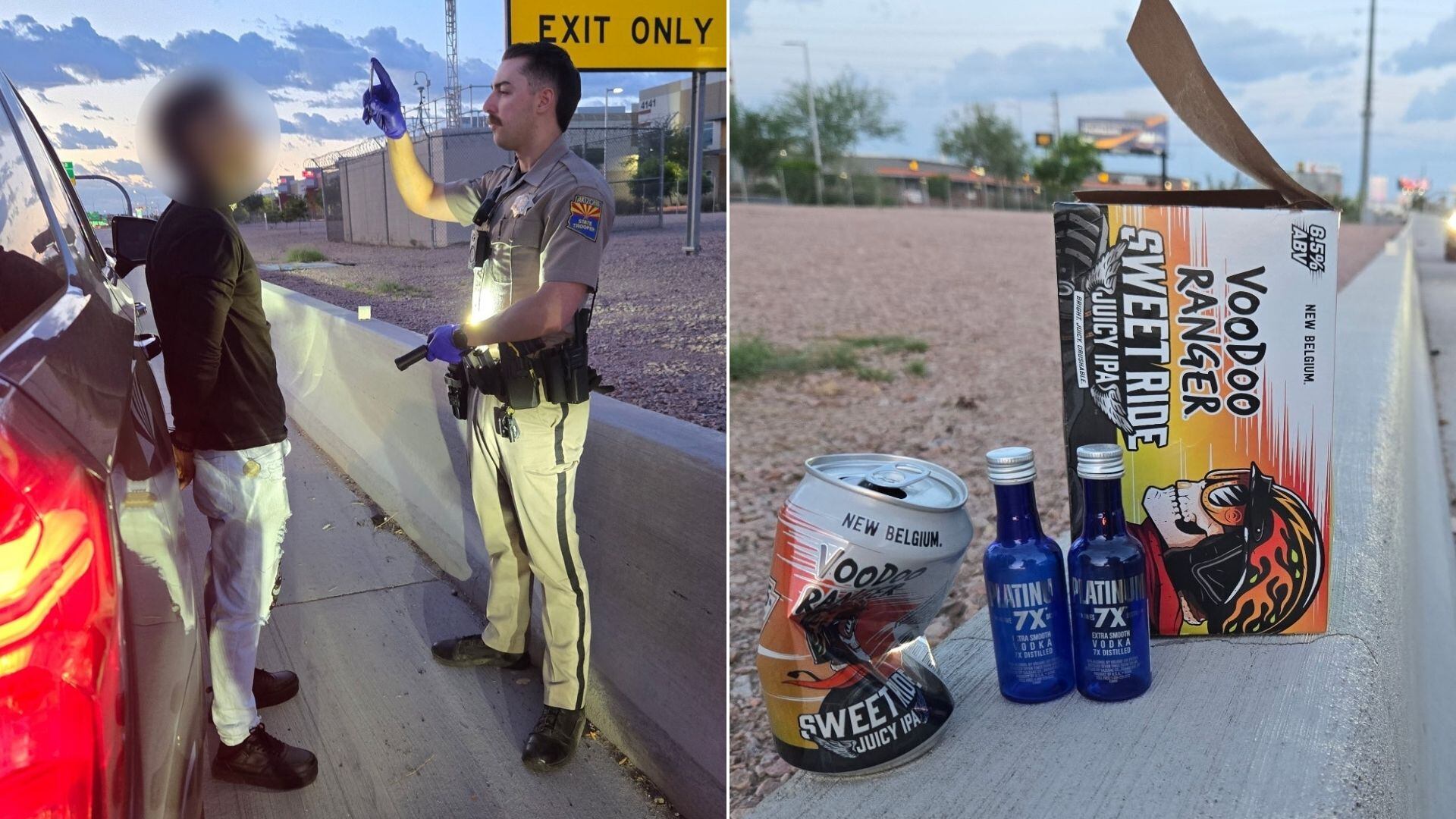 Man accused of driving drunk, falling asleep in middle of Phoenix freeway