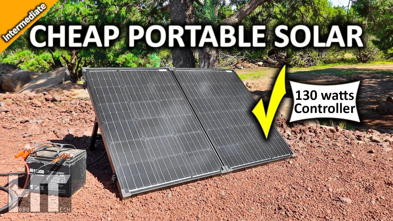 CHEAP 130w waterproof solar suitcase kit UPGRADED! SunGoldPower ...