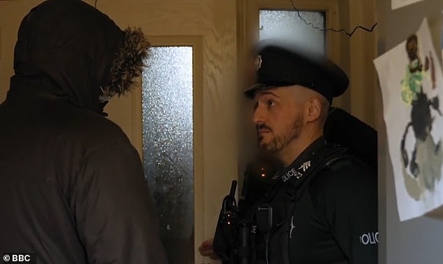 Moment police drag paedophile from his home to protect him from baying ...
