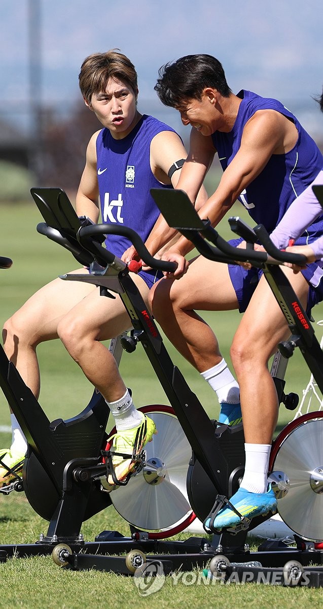 S Korean team trains for 2026 World Cup