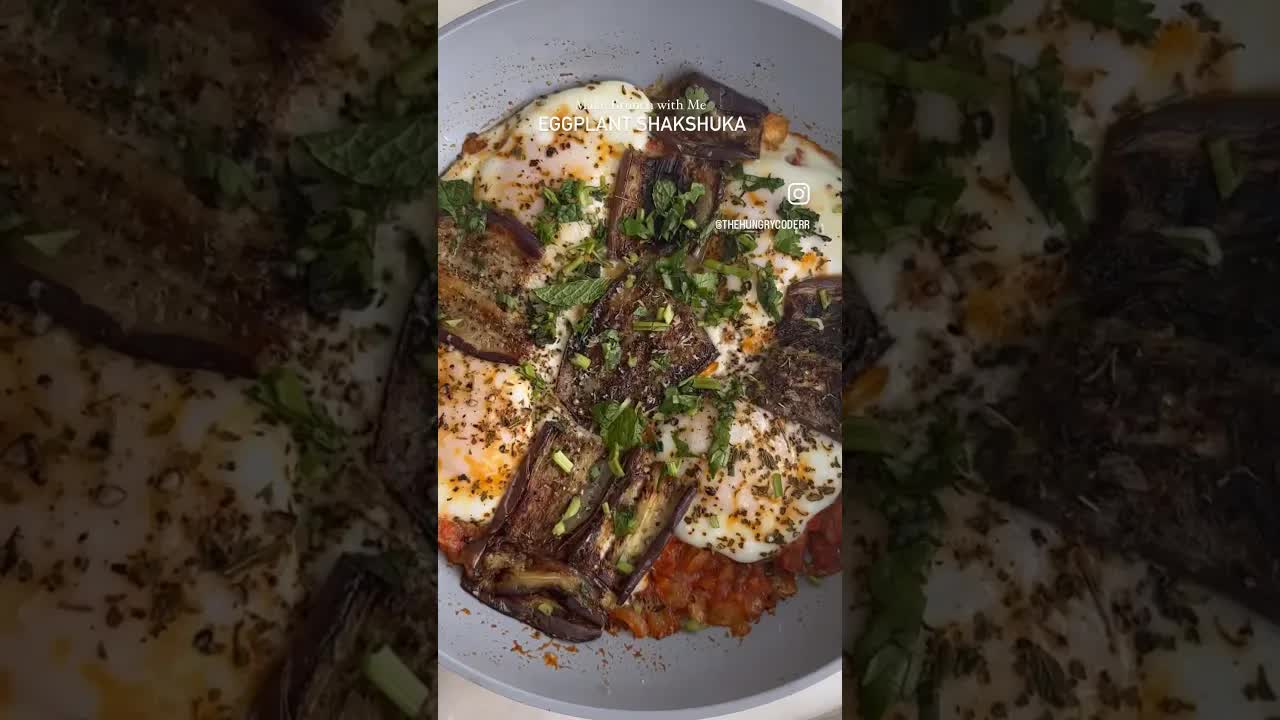 Eggplant shakshuka