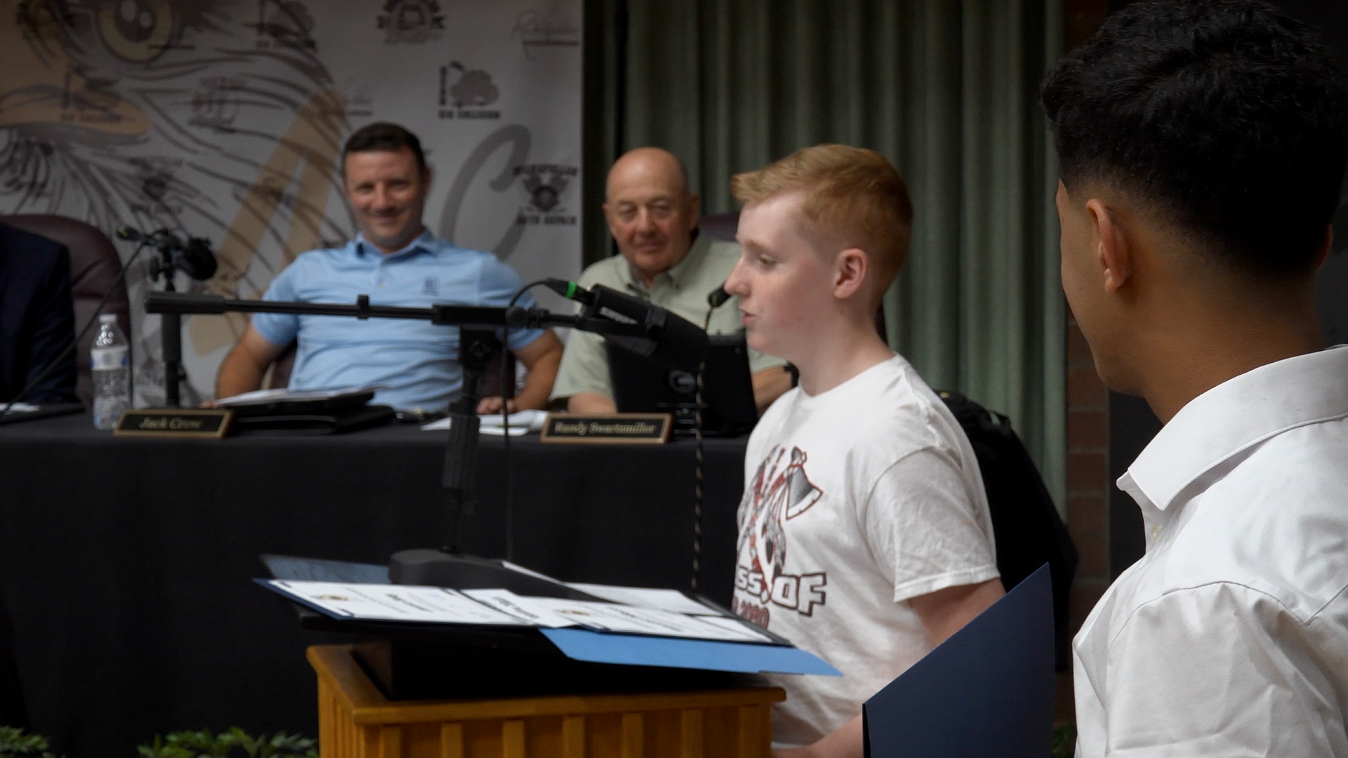 Local students recognized with awards during Hancock County Board of ...