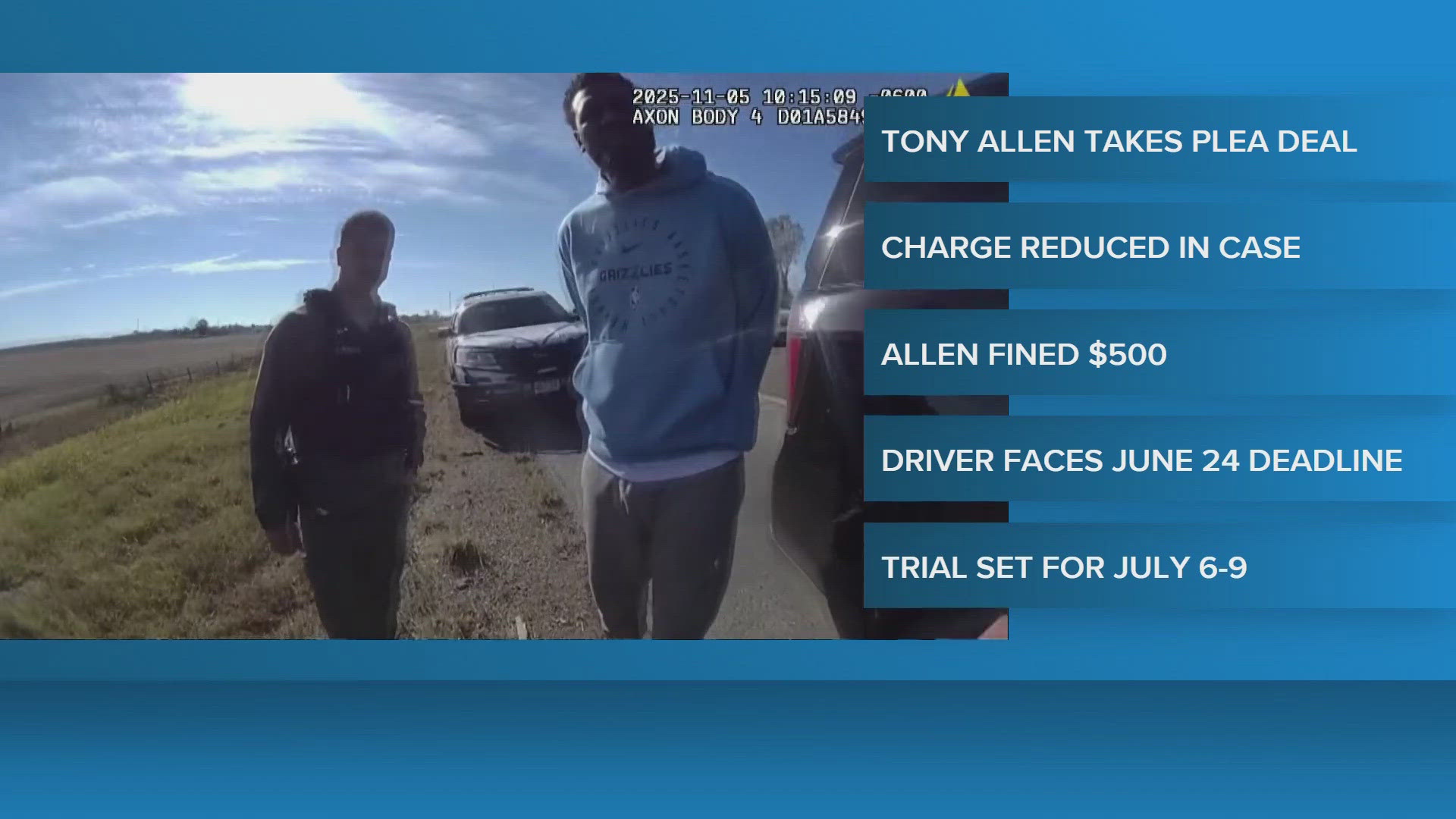 Ex-Grizzlies player Tony Allen accepts plea deal in drug case