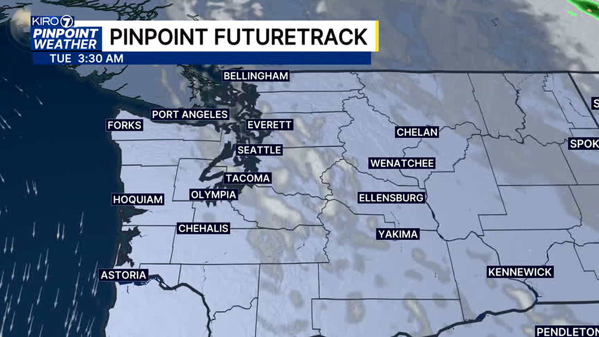 Forecast for Monday night June 1