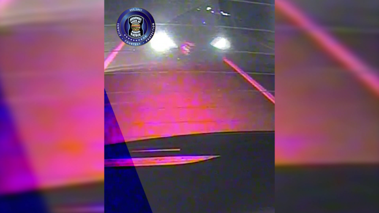 Impaired driver hits Kansas Highway Patrol car, narrowly missing officer
