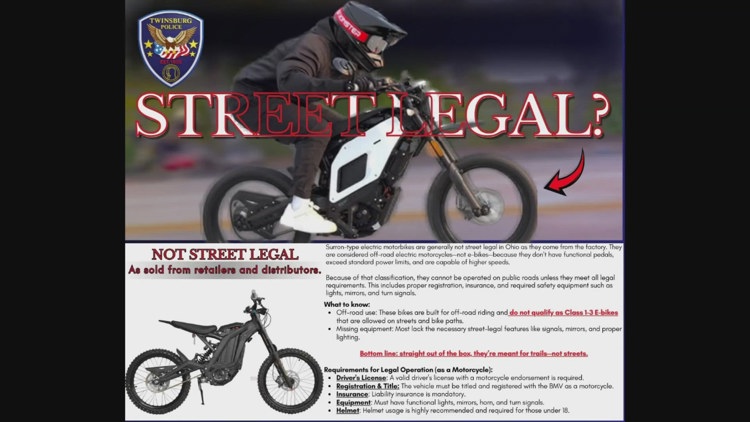 Twinsburg adopts new e-bike regulations as safety concerns grow