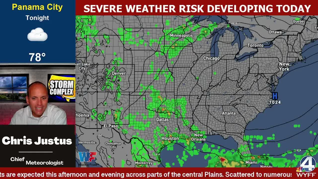 Southeast storm complex updates