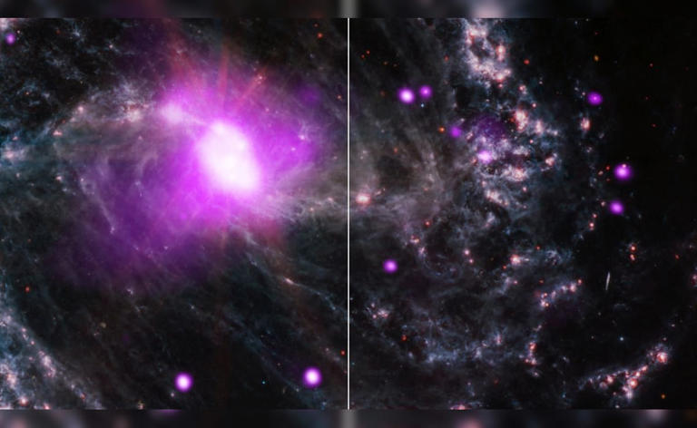 NASA captures supermassive black hole feasting on its surroundings 60 ...