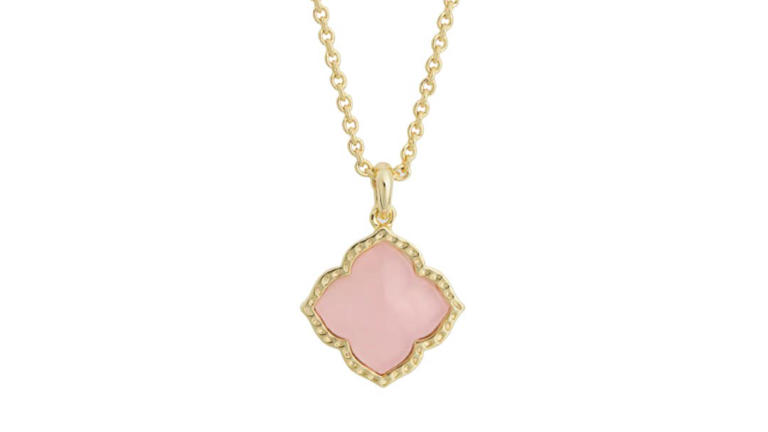 Kendra Scott’s $30 rose quartz pendant necklace at Nordstrom Rack is ...