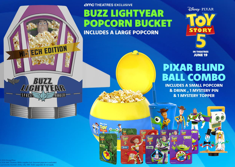 Movie theaters are going to infinity and beyond with 'Toy Story' merch