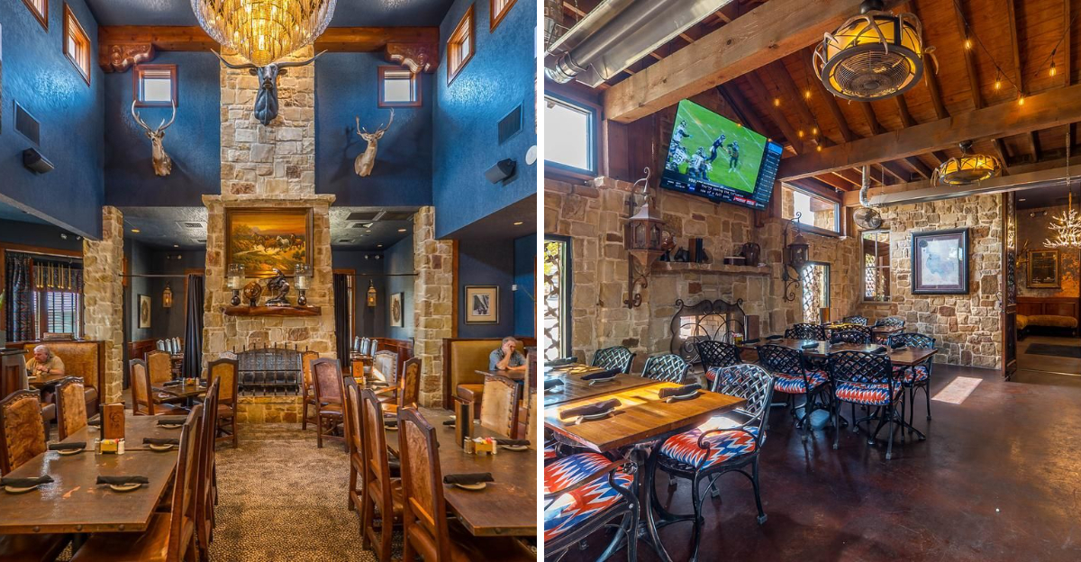 The setting at this Texas restaurant is almost as memorable as the food