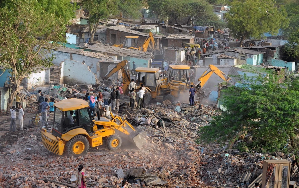 Ahmedabad clears dargahs, shops for highway widening project