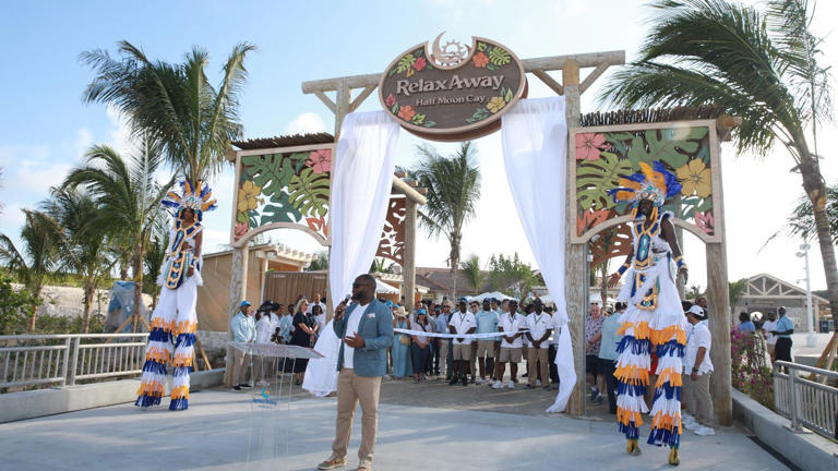 Carnival unveils expanded beachfront, new amenities at Half Moon Cay ...