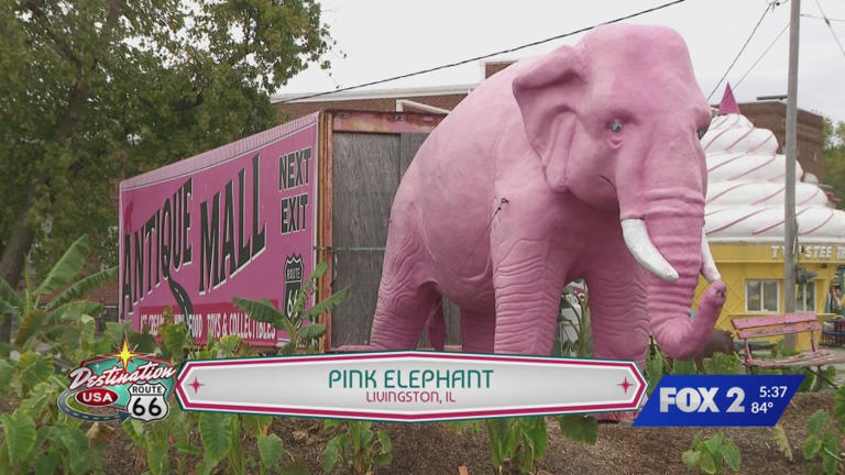 Route 66’s pink elephant: Quirky Americana, unique experiences