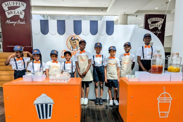Youngsters ran sweet shop at the Brunel during week-long project