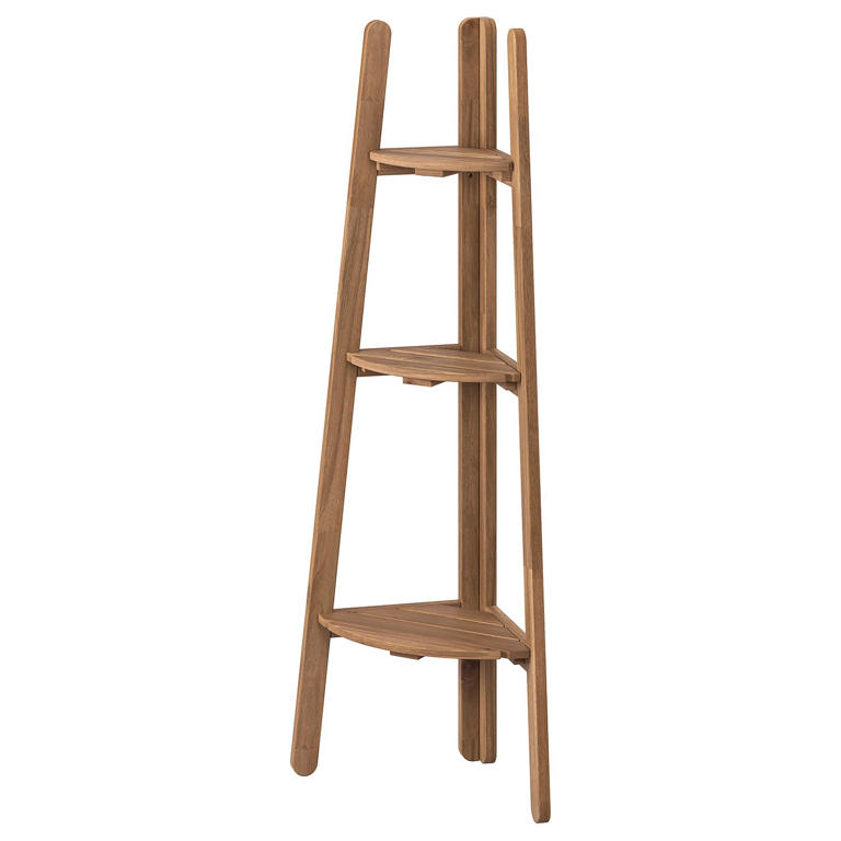 This stylish IKEA plant stand doubles as a raised bed planter