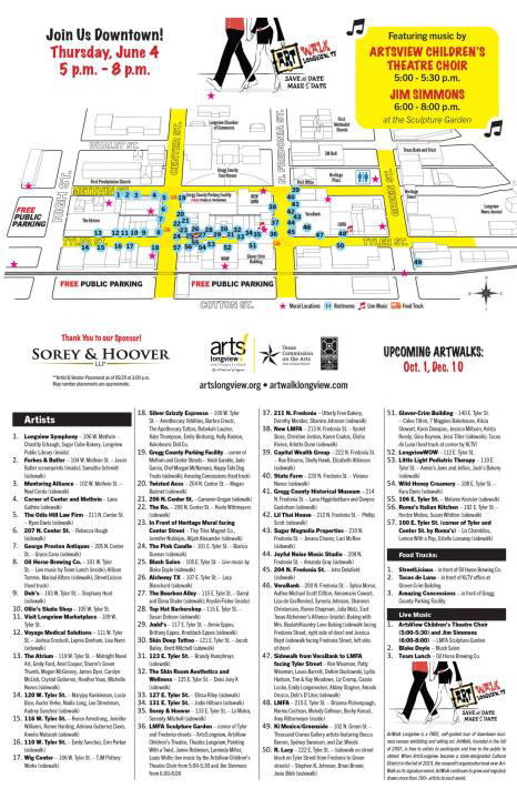 ArtWalk Longview 2026: Local artists and food vendors showcased