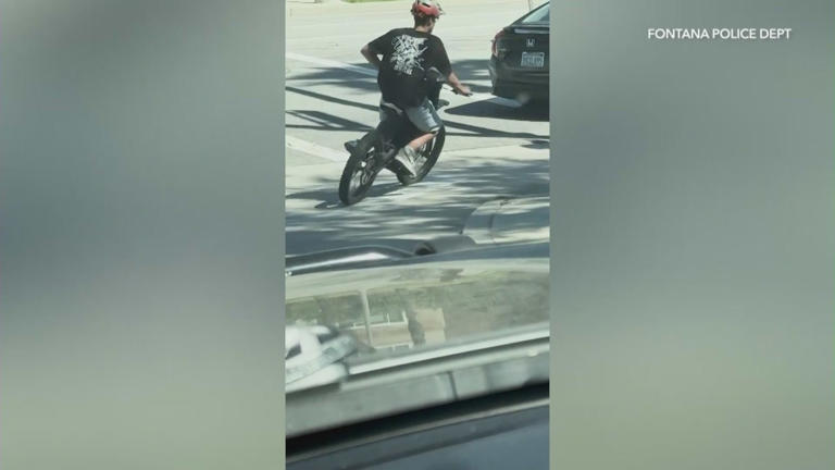 Fontana teen arrested after 4 separate pursuits on high-powered e ...