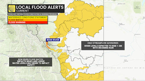 Marathon rainfall event winding down in Alberta after dropping 100+ mm