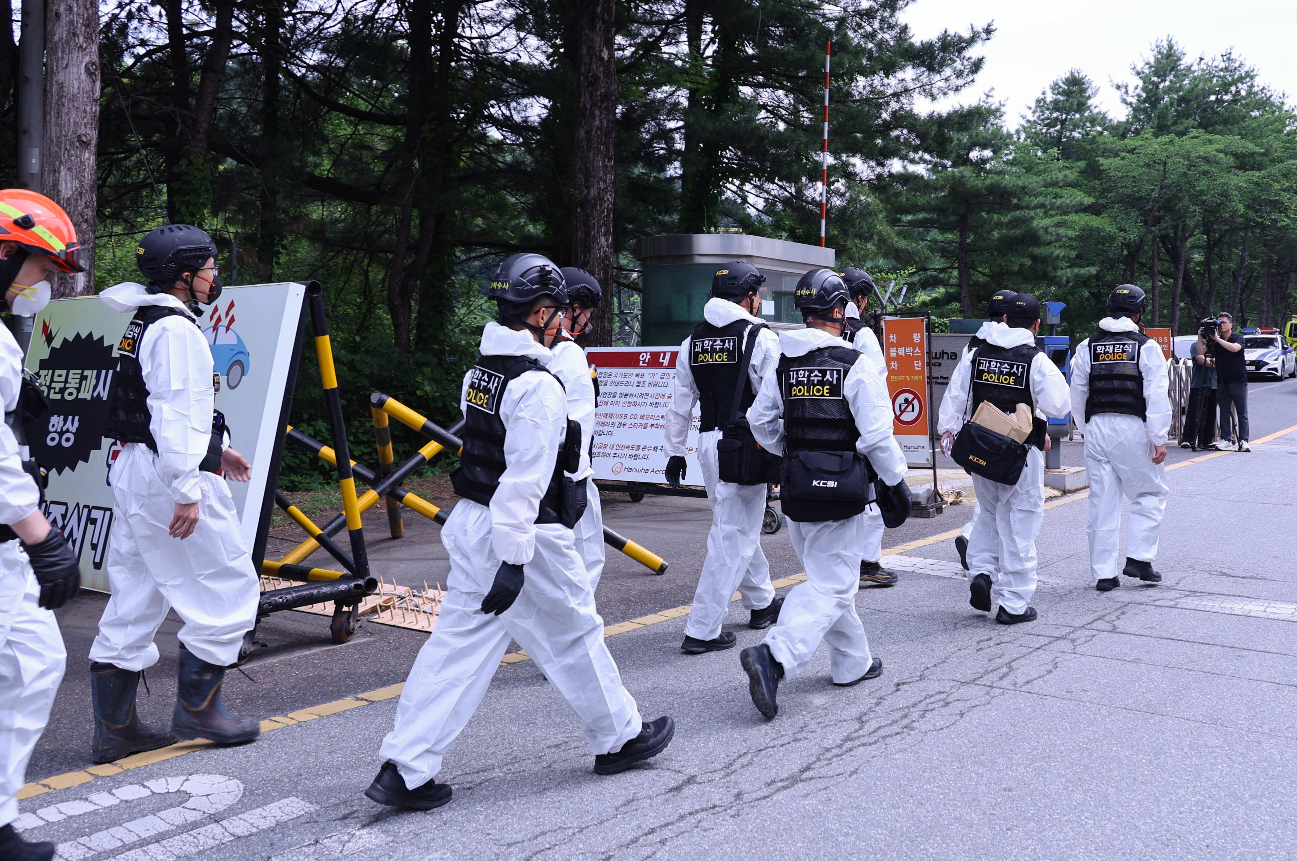 Hanwha Aerospace explosion investigation involves bereaved families