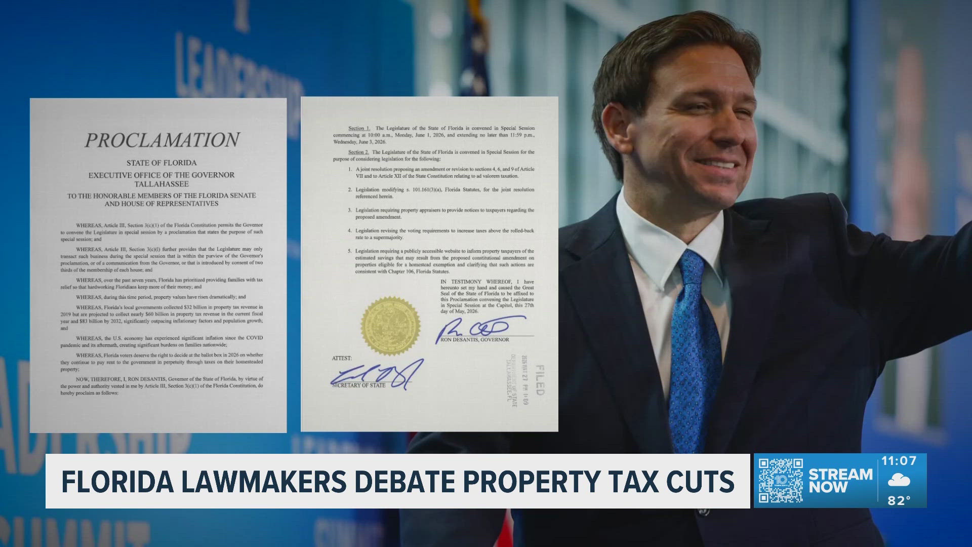 Florida lawmakers in Tallahassee to vote on amended property tax ...