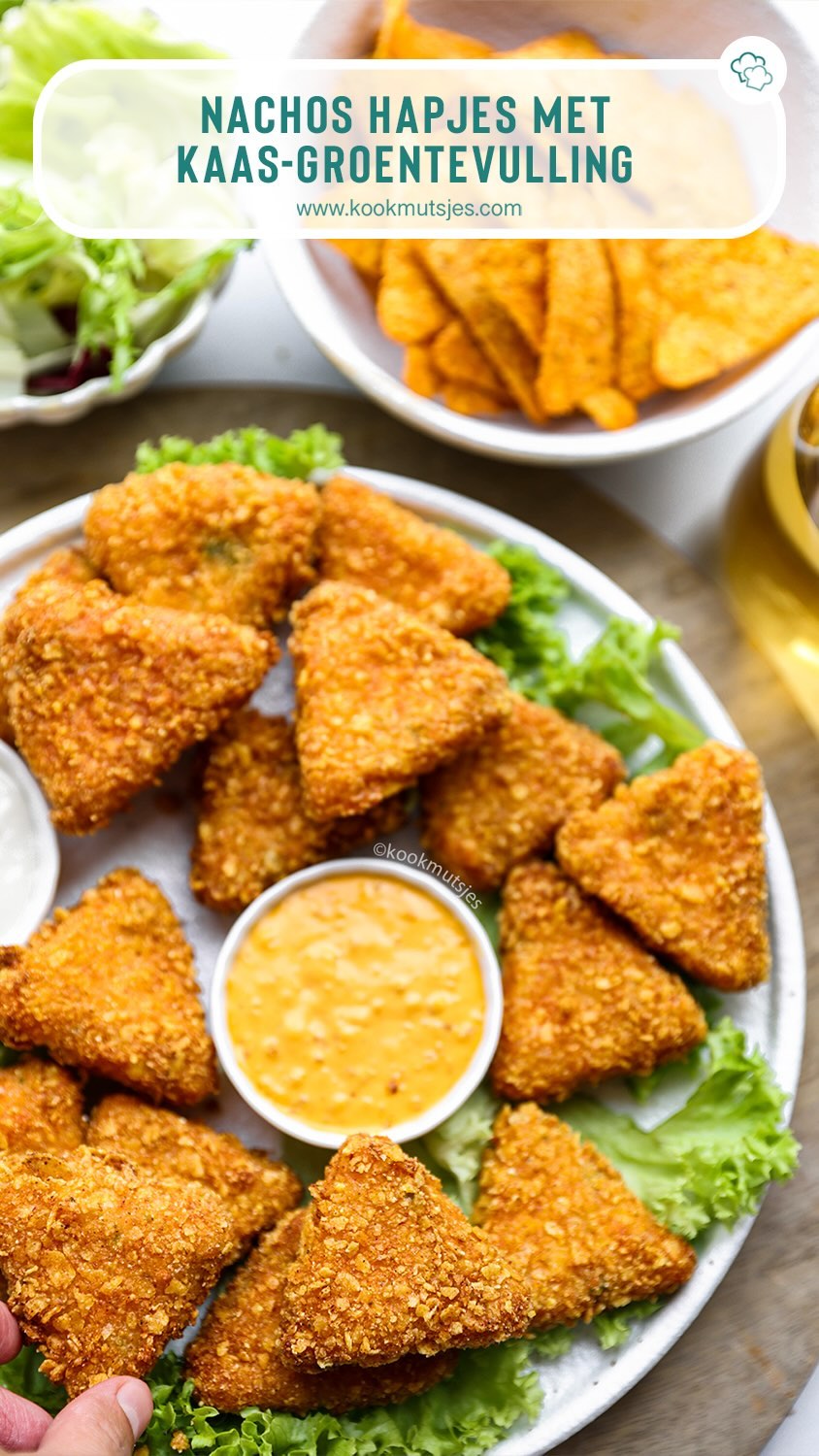 Nachos Hapjes Met Kaas Groente Vulling