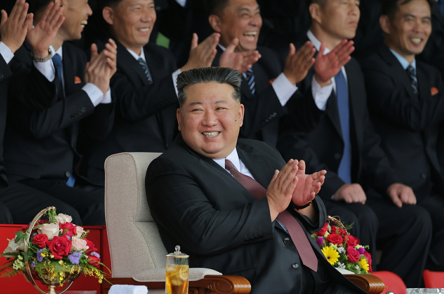 North's Kim visits key political school for party cadres on its 80th ...