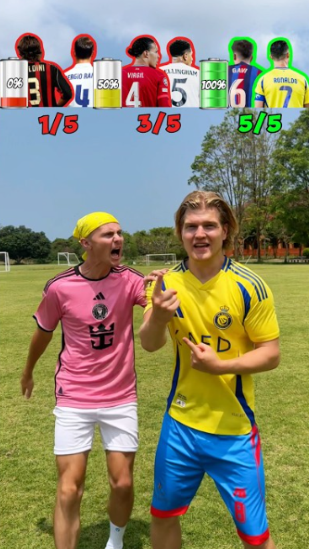 Who wins? Footballer numbers face off against speed