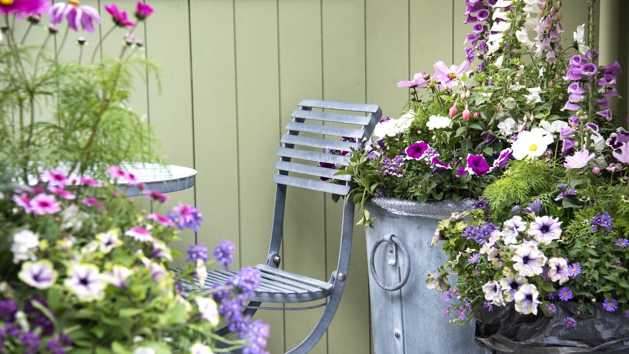 This stylish IKEA plant stand doubles as a raised bed planter