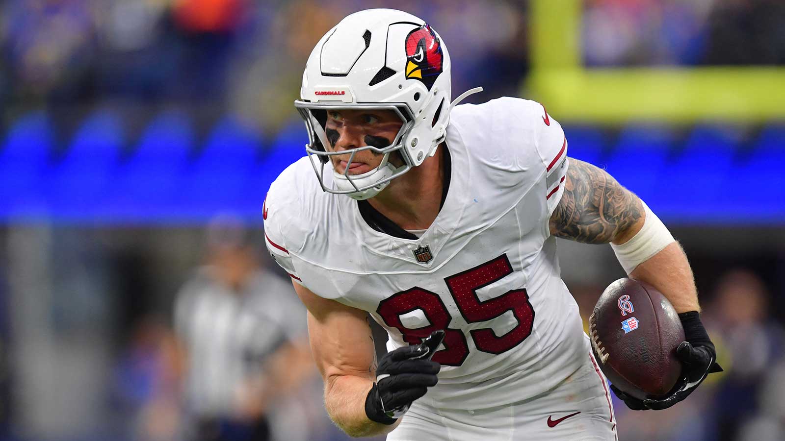 Cardinals’ Trey McBride drops shocked reaction to Myles Garrett-Rams trade