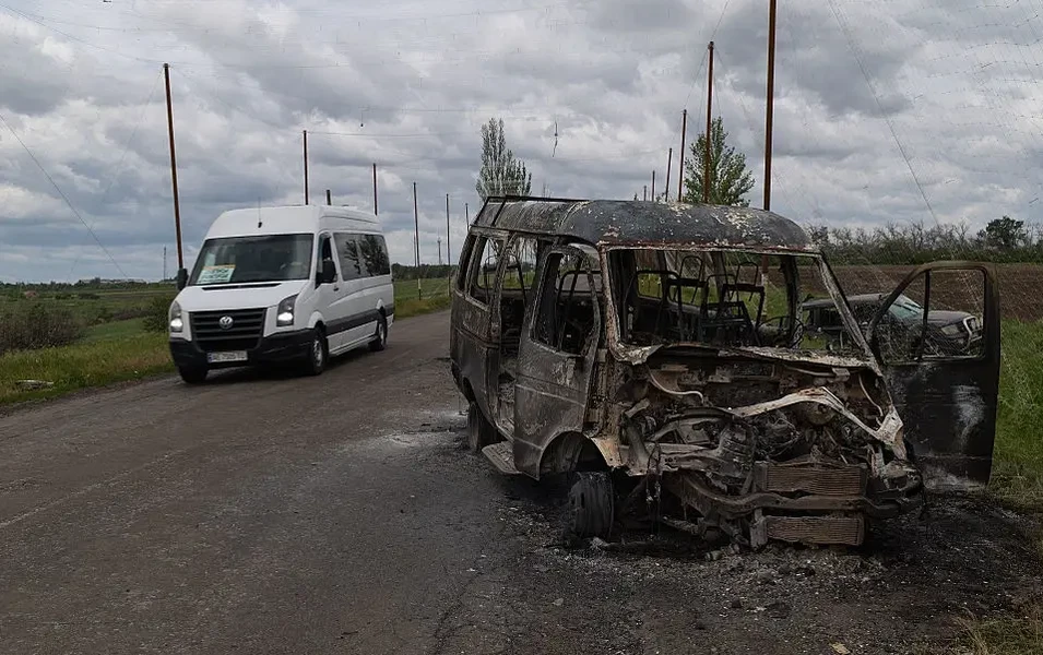 Ukraine's strikes choke Crimea's fuel lifeline via key highway