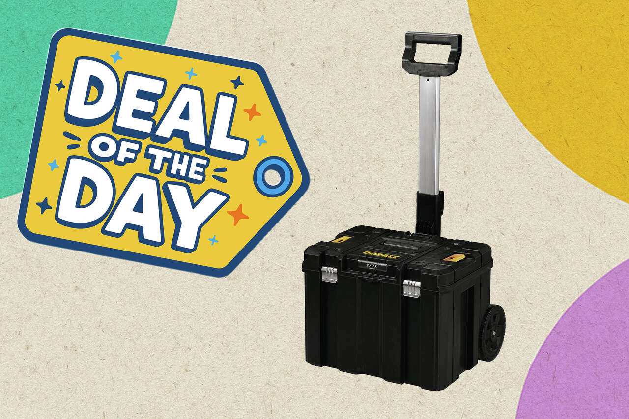 DeWalt's modular, rollable tool box is $17 off at Amazon