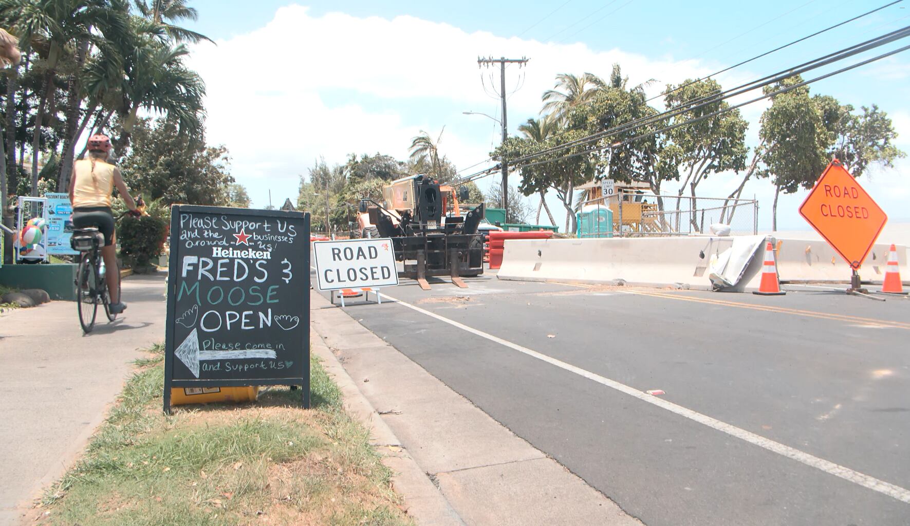 Repairs underway of massive Maui sinkhole after March storms