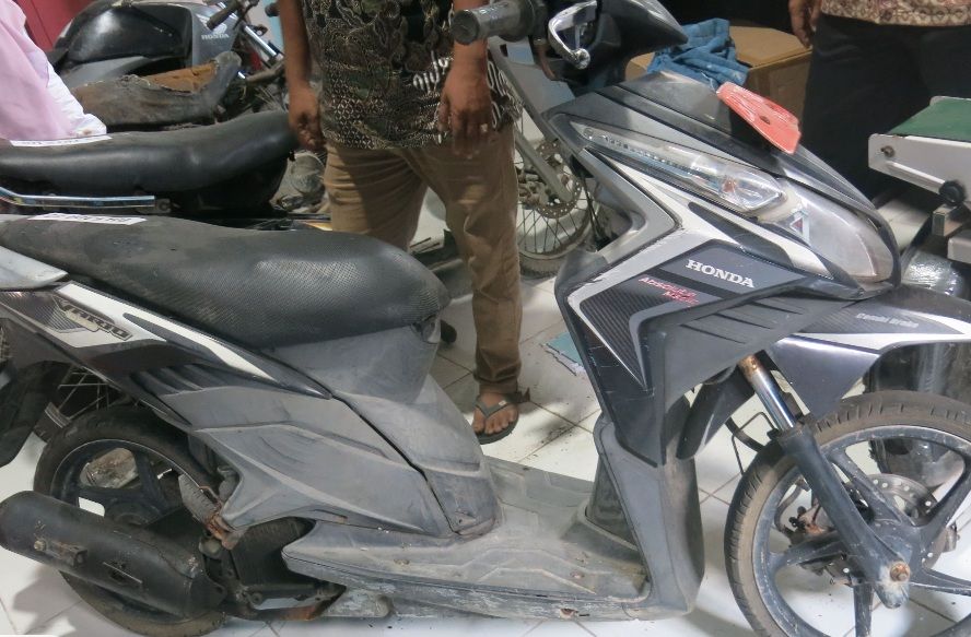 Lelang motor murah, Honda Vario Techno 2011 buka harga Rp2 juta