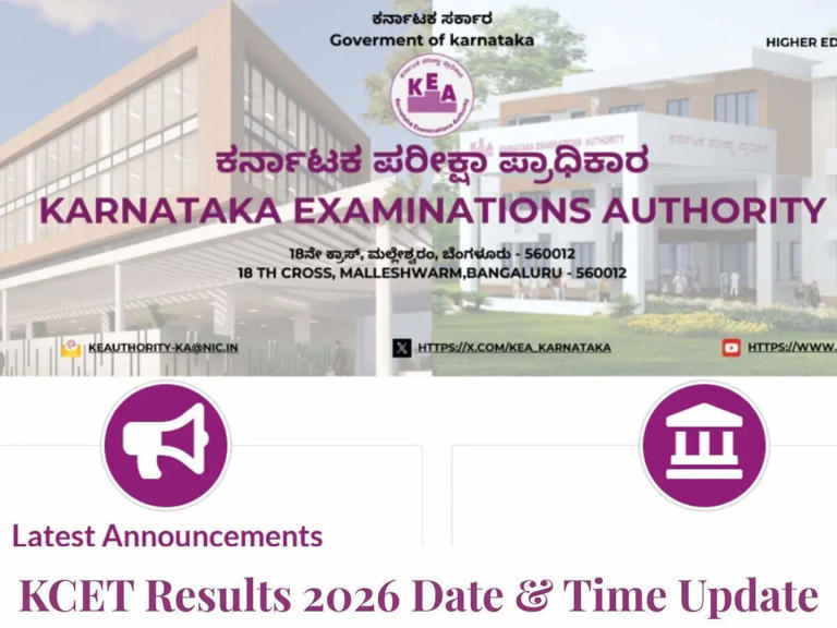 KCET 2026 results 2026 date and time: Check latest update on KEA ...