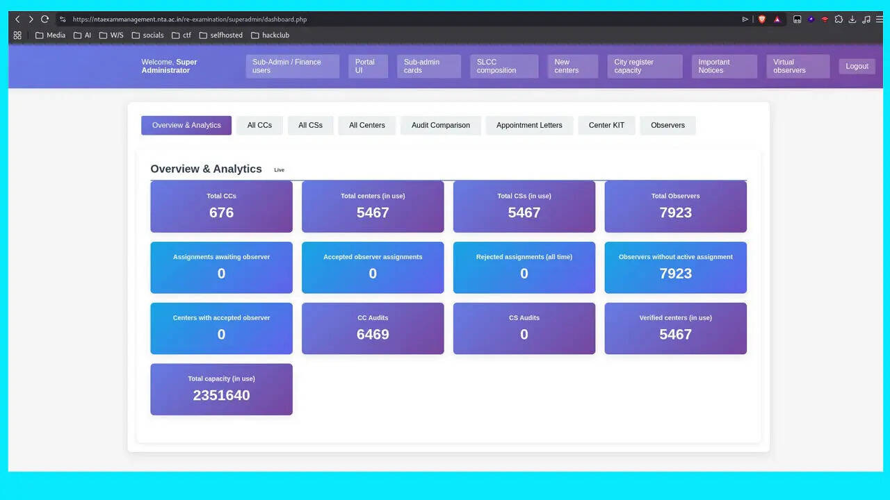 After CBSE OSM row, NTA’s re-examination portal comes under cyber ...