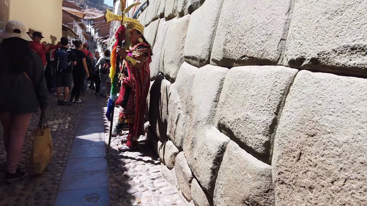 Walking tour of ancient Cusco in Peru