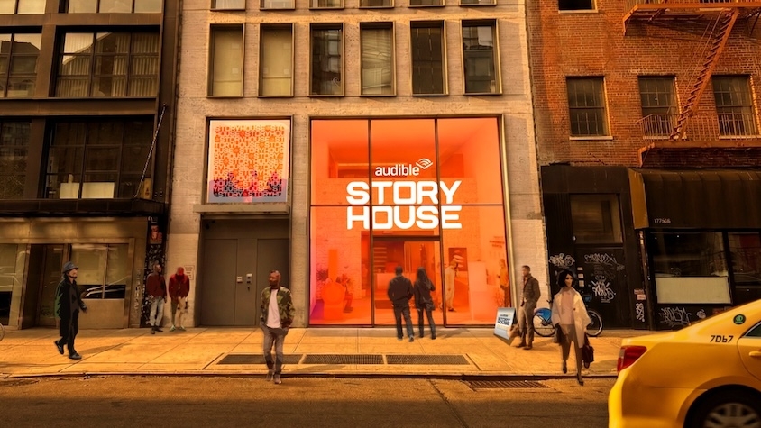 世界初、Audible「本のない書店」をNYにオープン
