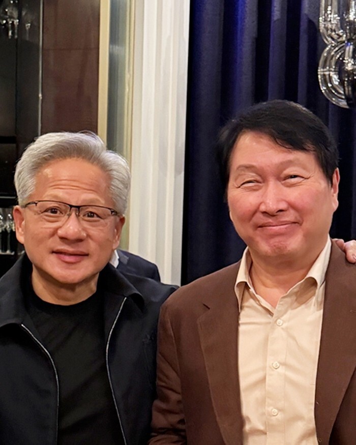 SK Group Chey, Nvidia chief meet in Taipei