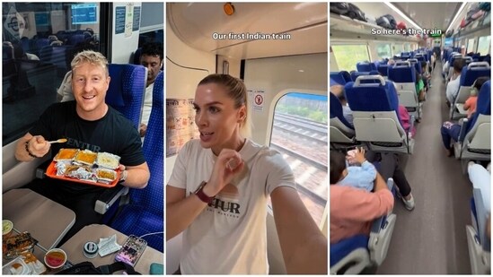 British woman praises Vande Bharat's clean, peaceful ride for family's ...